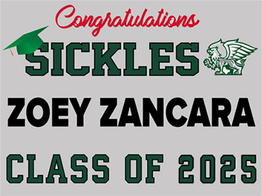 Welcome to Sickles High School Graduation Sign Webstore